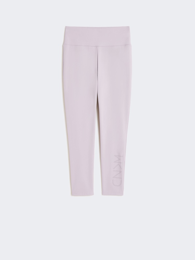 Technical jersey leggings, lilac | Weekend Max Mara